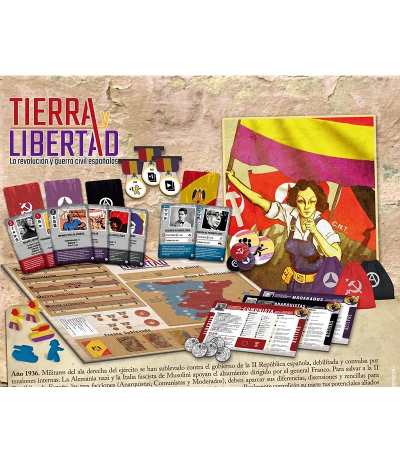 Tierra y Libertad La Revolución y Guerra Civil Españolas – Juegos de ...